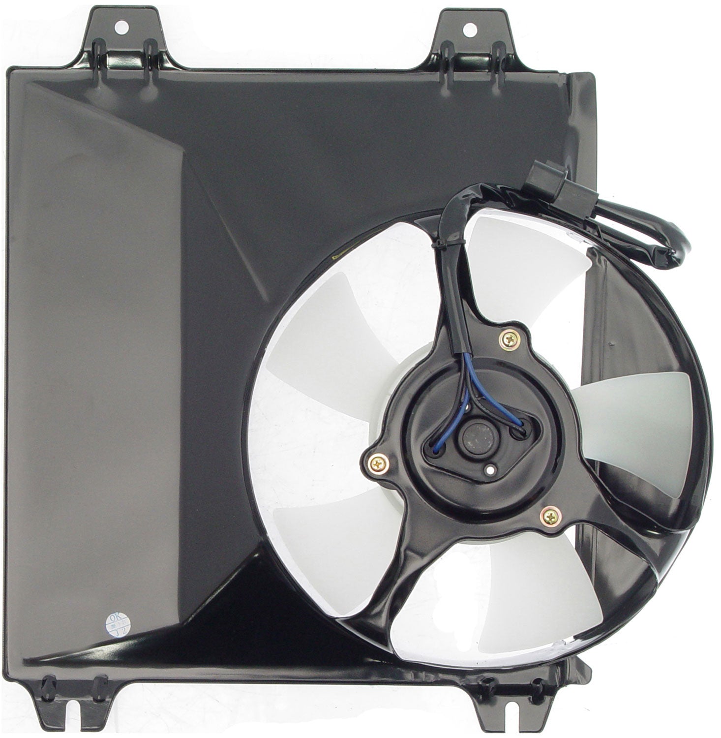 A/C Condenser Radiator Fan Assembly (Dorman 620-028) w/ Shroud, Motor ...