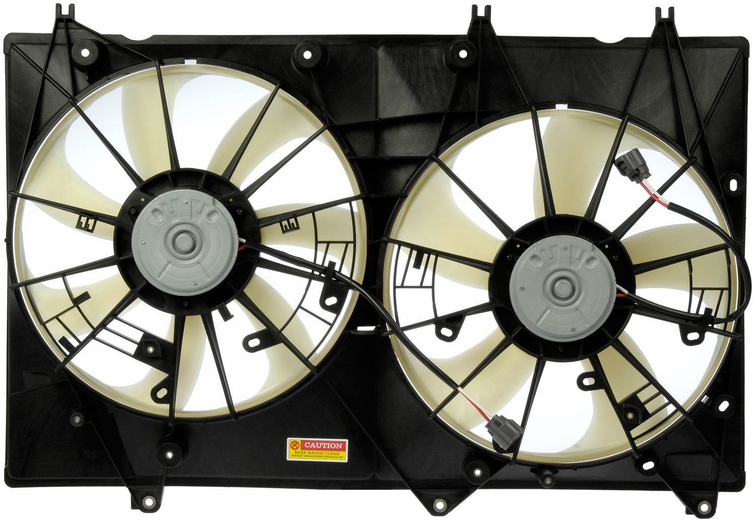 Dual Radiator Fan Assembly 08-09 Toyota Highlander Hybrid 621-413 Dorm ...
