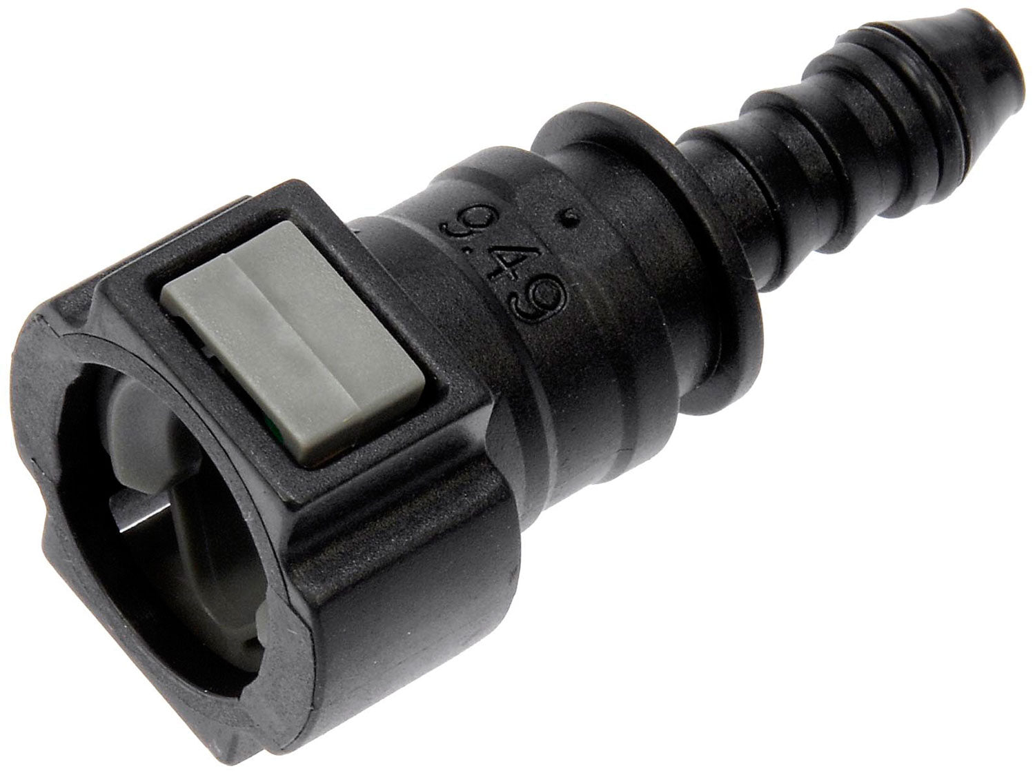 Quick Connector 3/8 In. Steel to 6mm Nylon 180 with O-ring (Dorman# 80 ...