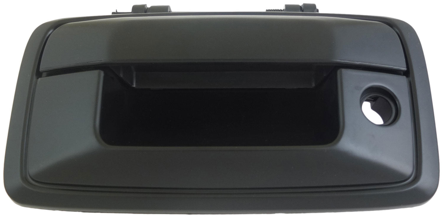 Tailgate Handle Tailgate Without Camera w/ Keyhole Smooth Black - Dorm ...