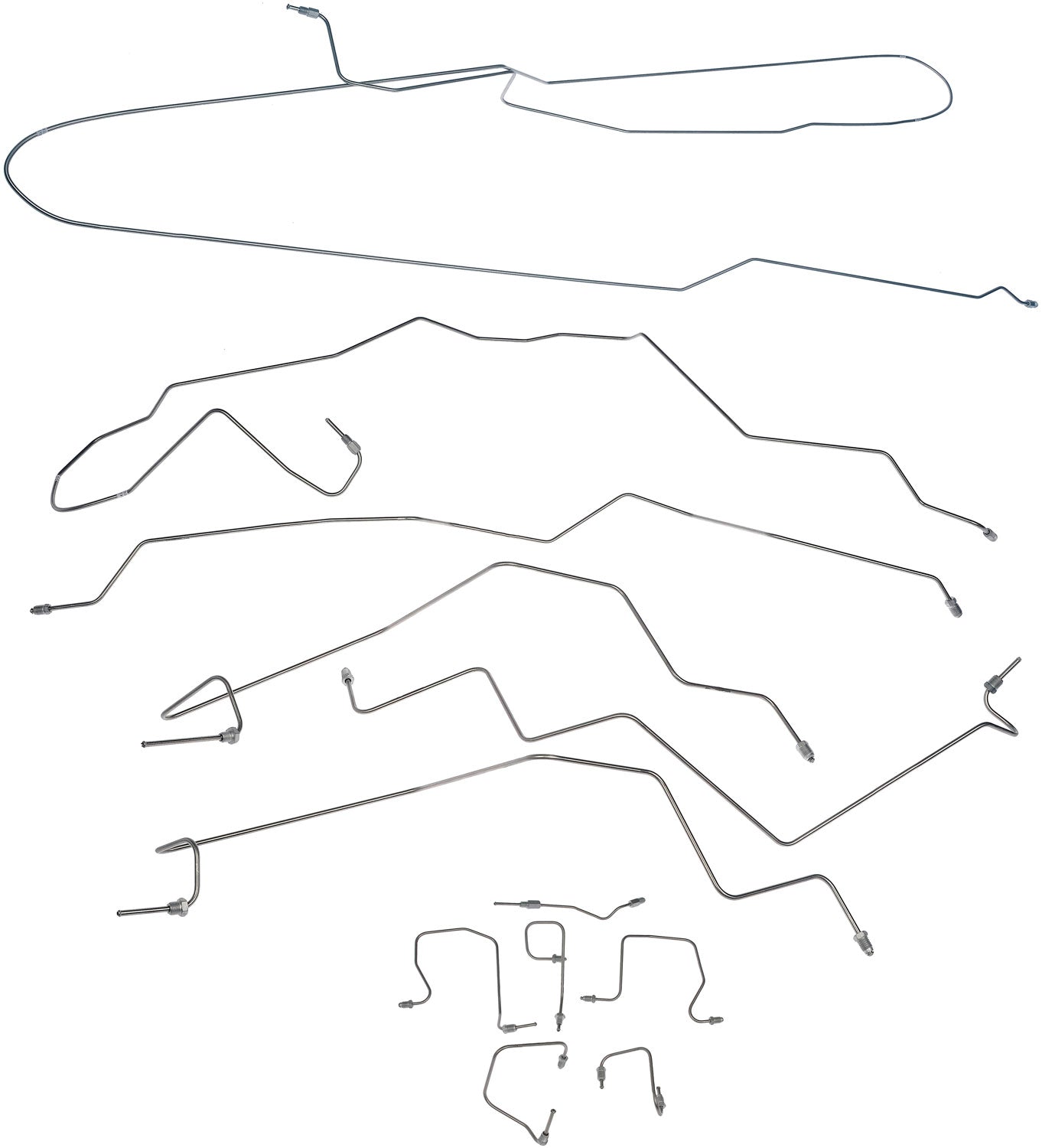New Stainless Steel Preformed Brake Line Kit (Dorman 919-179) – Parts ...