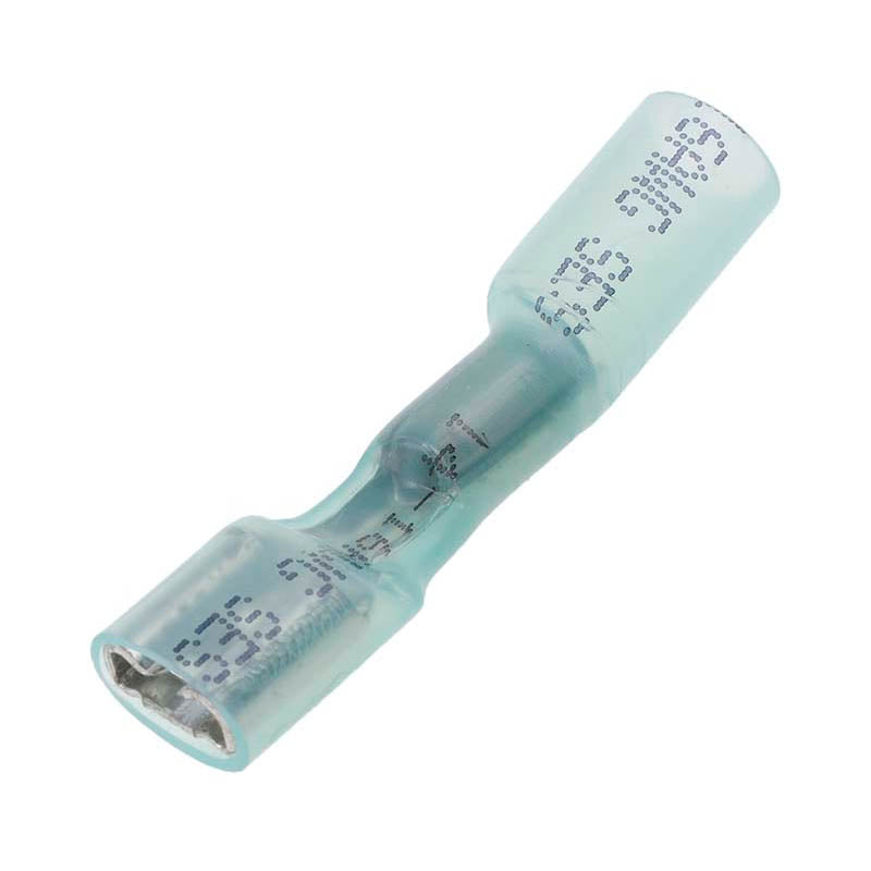 Blue 16-14 Gauge Female Insulated Solder Filled Disconnect 0.25" - Dor ...