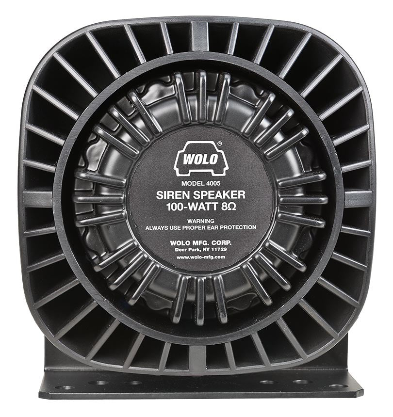 Wolo Siren Speaker Model 4005 - 100 Watt, Compact, Easy Mounting ...